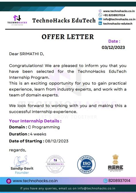 srimathi d cse dept on linkedin hello connections glad to share my