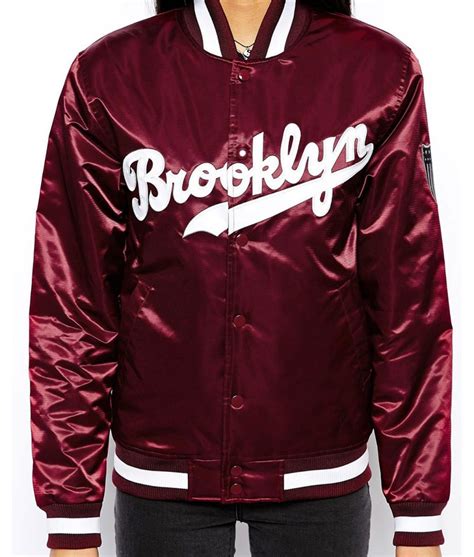 Navy Blue Satin Brooklyn Dodgers Jacket Jackets Masters