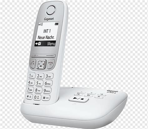 피처 폰 자동 응답기 휴대폰 Gigaset A415a 전화 적운 가제트 전자 제품 기타 Png Pngwing