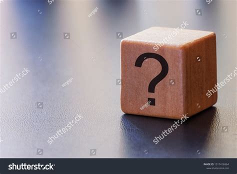 Question Mark On Small Wooden Block Stock Photo Shutterstock