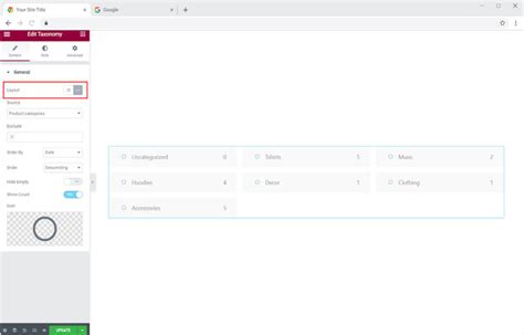 How To Add Free Taxonomy Filter Elementor