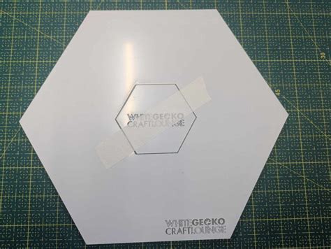 10 Hexagon Ruler With 5 Hexagon Insert For Hexi Manx And More