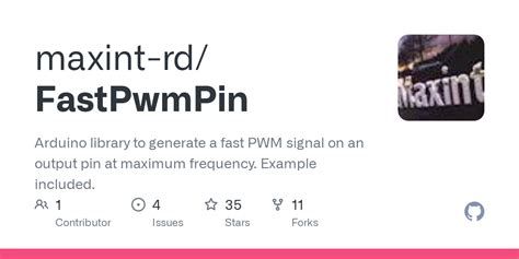 Github Maxint Rd Fastpwmpin Arduino Library To Generate A Fast Pwm