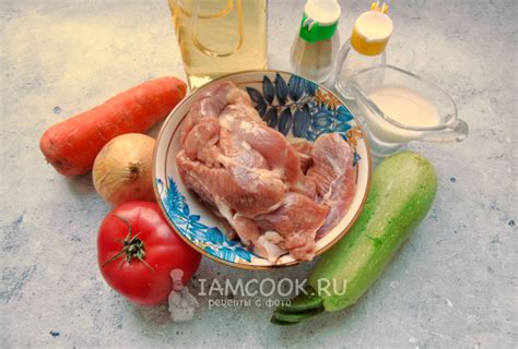 Индейка с овощами в сливочном соусе (тушеная) — рецепт с фото пошагово