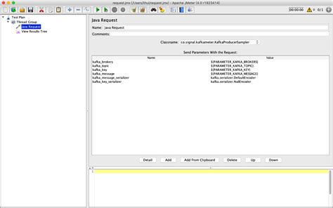 Jmeter Java Request Sampler