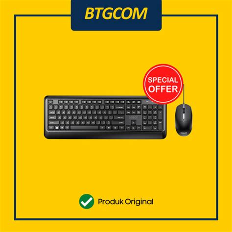 Jual Robot Km2600 Usb Wired Keyboard Mouse Combo Set Bundle Kota Denpasar Btgcom Tokopedia