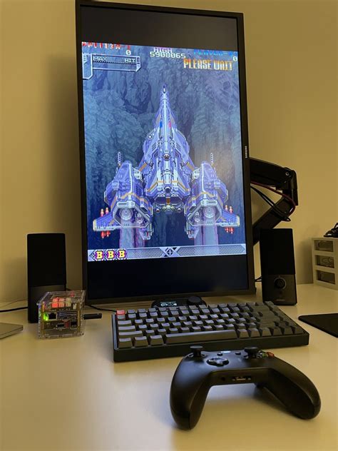 Show Off Your Setup Heres My Mister Setup In Tate Mode For Shmups Currently Running