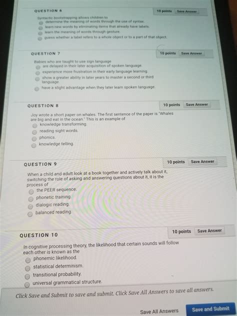 QUESTION 6 10 Points Save Answer Syntactic Chegg Com