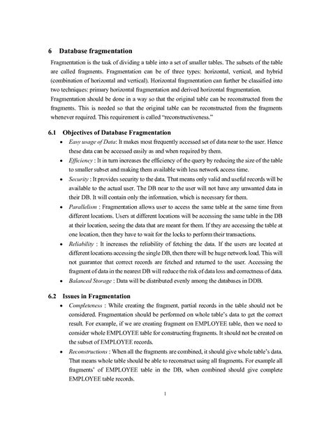 SOLUTION Lesson06 Database Fragmentation Studypool