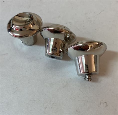 Chrome Dash Knob Set 1955 1956 1957 1958 1959 Chevy Gmc Truck Correct Shape 5 Ebay