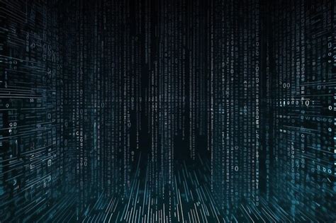 Premium Photo Binary Code Background Digital Abstract Technology Background Cyber Abstract