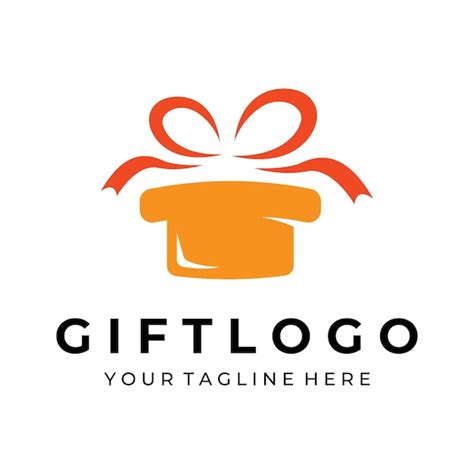 로고 디자인 선물 상자 또는 리본 기호 문자 G와 선물이 있는 선물 상자 템플릿 깜짝발렌타인 생일선물 가게 파티 및 비즈니스