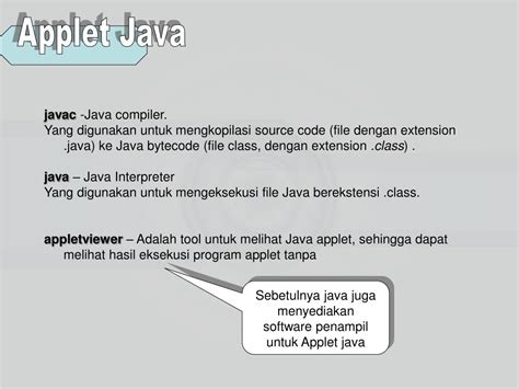 Ppt Applet Java Powerpoint Presentation Free Download Id2373623