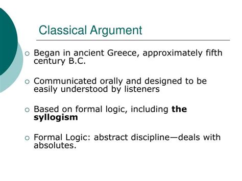 Ppt Structuring And Analyzing Arguments The Classical Toulmin And