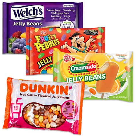 Easter Jelly Beans Bulk Variety 4 Pack Dunkin Donuts Iced Coffee