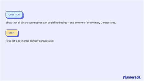 ⏩solved show that all binary connectives can be defined using and