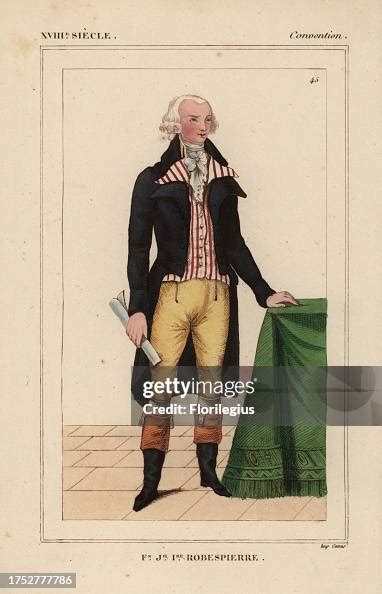 Maximilien Francois Marie Isidore De Robespierre French News Photo