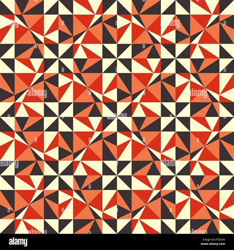 Seamless Geometric Background Abstract Vector Illustration Pattern With Triangle Mosaic Stock
