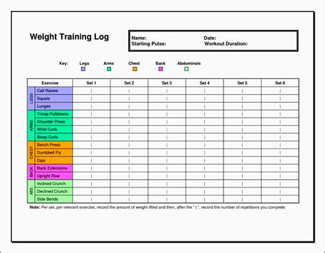 Workout Program Template Excel Hot Sex Picture