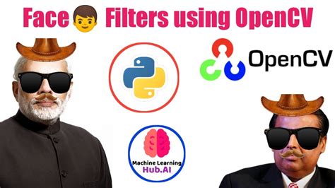 face filters like instagram using opencv python with code youtube