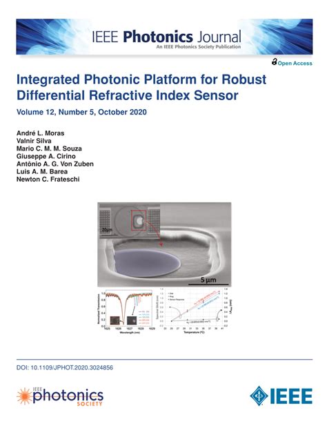 Pdf Integrated Photonic Platform For Robust Differential Refractive