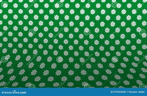 Floral Pattern With Curve Perspective Stock Illustration Illustration