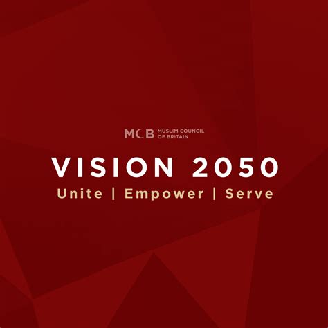 MCB Vision 2050 Unite Empower Serve Muslim Council Of Britain