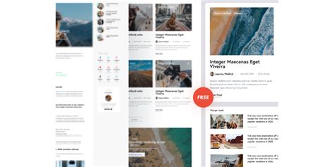 Blogging Website Ui Community Figma Community