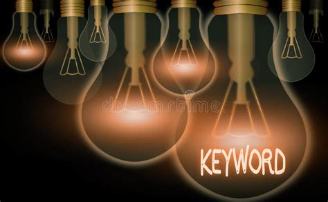 Word Writing Text Keyword Business Concept For Word Which Acts As The Key To A Code Concept Of