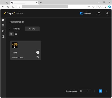 393 Accessing The Fluent Web Interface Through The Ansys App Portal
