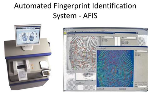 Automated Fingerprint Identification System History At Charles Kintore Blog