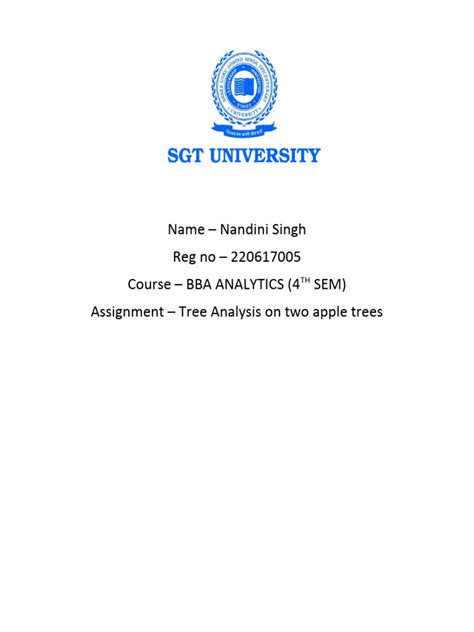 Tree Assignment Pdf