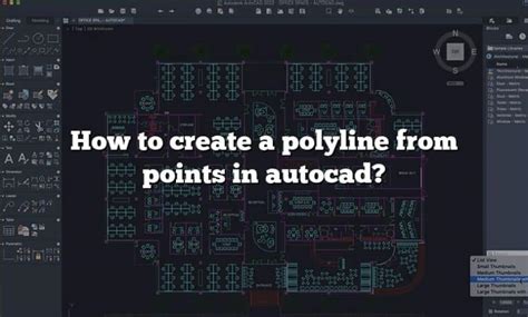 how to create a polyline from points in autocad