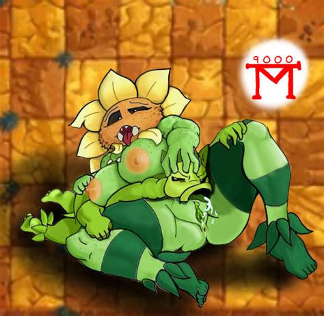 Rule 34 Ahe Gao Big Breasts Dommy Mommy Female Peashooter Pvz Plants Vs Zombies Plants Vs