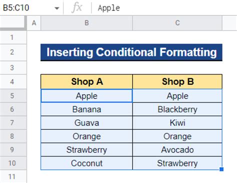How To Match Cells Between Two Columns In Google Sheets Ideal Methods