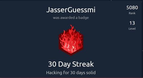 Jasser Guessmi On Linkedin 30daystreak Investigations Cybersecurity Tryhackme