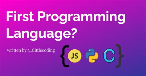 What Programming Language Should I Learn First