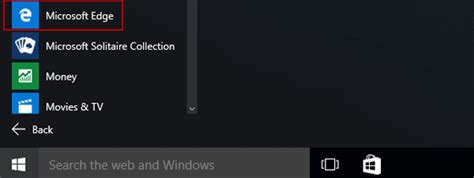 3 Ways to Access Microsoft Edge in Windows 10