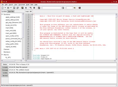 Geany首页文档和下载 集成开发环境 OSCHINA 中文开源技术交流社区