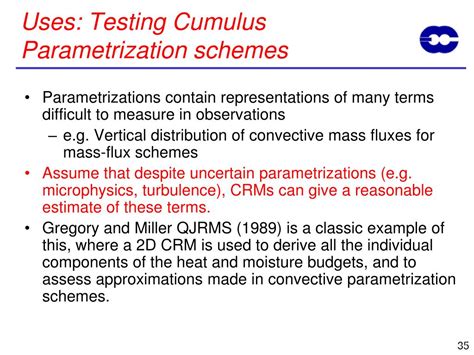 Ppt Cloud Resolving Models Their Development And Their Use In Parametrization Development