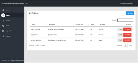 Patient Management System Project In Laravel With Source Code