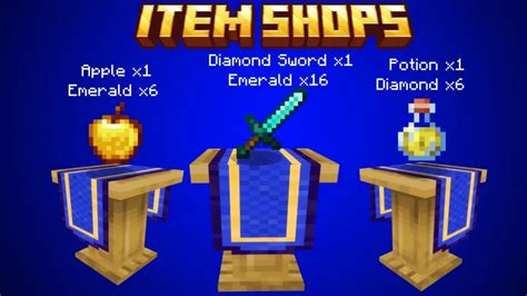 Item Shops Addon For Minecraft