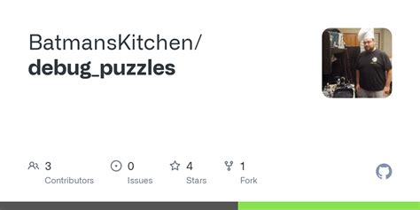 Github Batmanskitchen Debug Puzzles