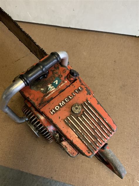 Vintage Homelite C 7 Chain Saw Used For Parts Untested Ebay