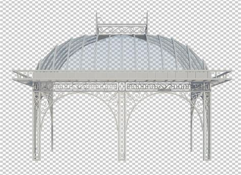 Estructura De Edificio De Render 3d Aislado Archivo Psd Premium