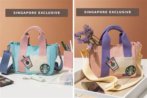 Starbucks Is Releasing Singapore Exclusive Colour Block Bags