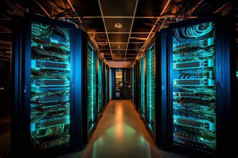 Premium Photo Digital Dialogue Conversations In The Server Room