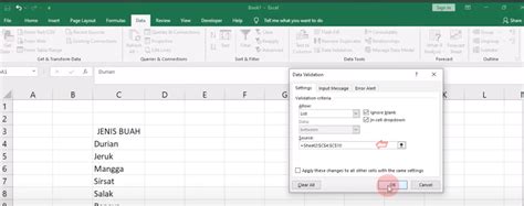 dibimbing id cara membuat pilihan di excel yang mudah dan efektif