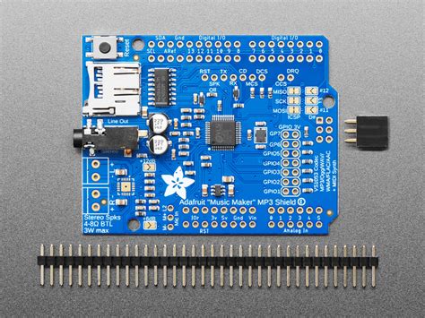 Adafruit Music Maker MP Shield For Arduino MP Ogg WAV ID Adafruit Industries