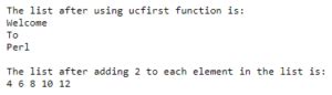 Perl Map Working Of Map Function In Perl With Examples